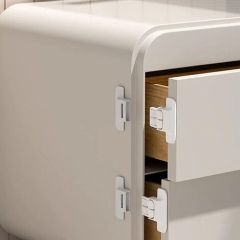 CCYKXA 4 pièce Verrou De Congélateur - Anti-Ouverture Verou Sécurité ...