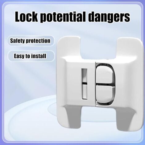 CCYKXA 4 pièce Verrou De Congélateur - Anti-Ouverture Verou Sécurité ...