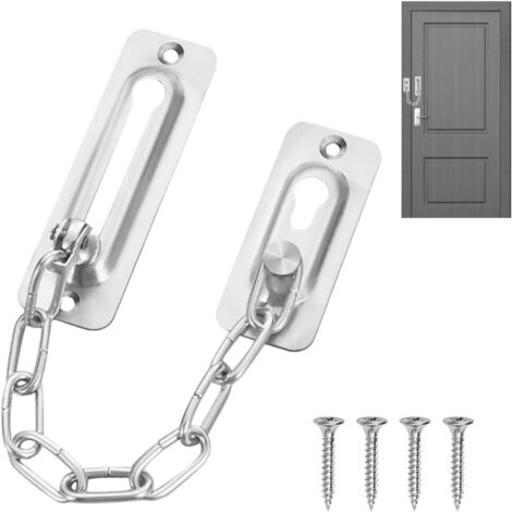 CCYKXA (Silver)Door Chain, Security Lock, Door Lock, Door Lock Chain ...