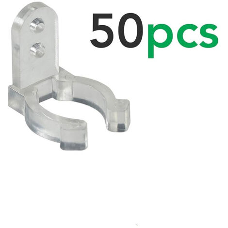 CCYKXA Lot de 50 clips de fixation pour tube lumineux guirlande ...