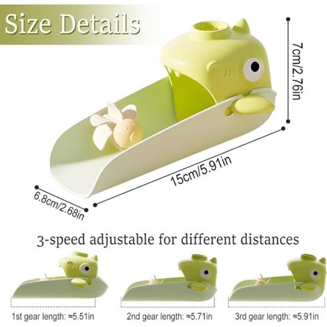 CCYKXA Deux rallonges de robinet en silicone pour enfants avec capteurs ...