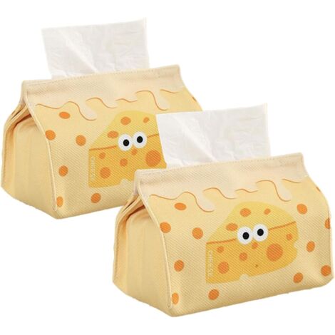 CCYKXA 2 Pièces Boite a Mouchoir, Boîte à Mouchoirs en Coton, Mignon ...