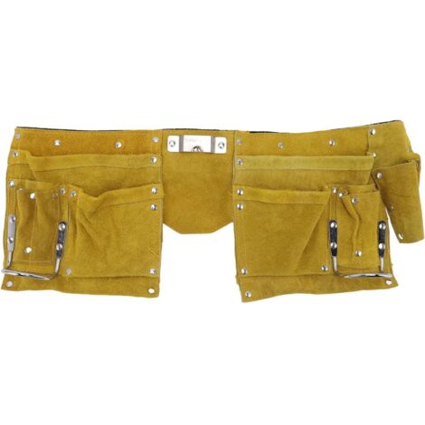 CCYKXA Oil Tan Tool Belt, Heavy Duty Leather Tool Belt, Work Apron ...