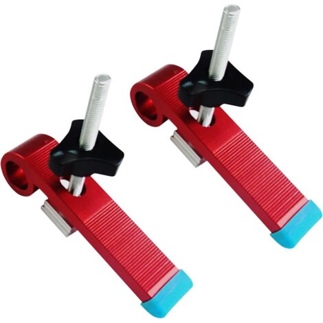 CCYKXA 2PCS T-Slot Hold Down Clamp Set,T Track Clamp Set Metal Quick ...