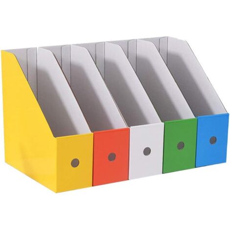 CCYKXA Magazine Holder Files Holders Office, 5 Pieces Cardboard ...