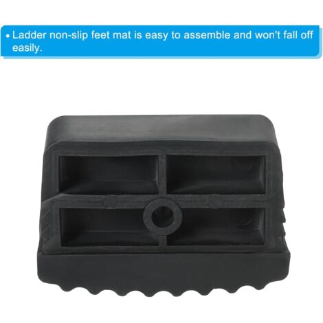 CCYKXA Ladder End Caps, 4 Pieces Non-Slip Rubber Ladder Foot Caps ...
