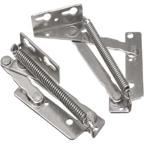 CCYKXA 80 Degree Cabinet Hinge Full Hinge Lid Furniture Base Spring Hinge, 1 Pair