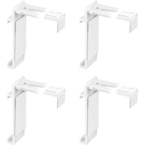 CCYKXA 4 Set Roller Blind Accessories, Roller Blind Clamp Bracket, No ...