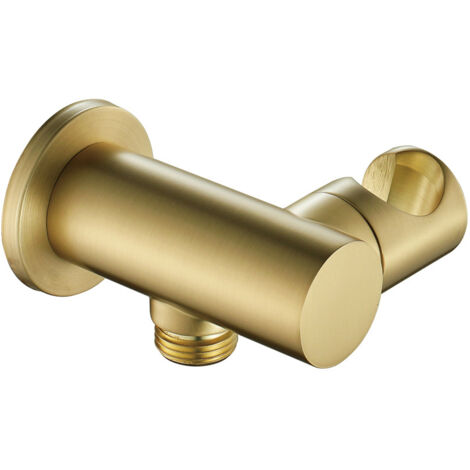 CCYKXA Adjustable Shower Head Holder Brass Handheld Shower Head Holder Wall Mounted Round Shower ...