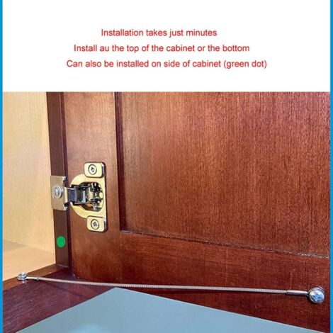 CCYKXA 4Pcs Cabinet Door Hinge Limiter, Door Opening Limiter ...