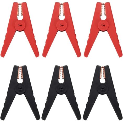 CCYKXA Pieces 96mm Long Car Battery Alligator Clips, 100A Insulated ...