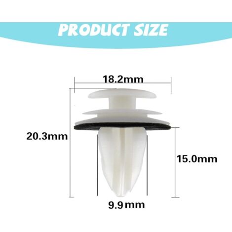 CCYKXA 50 Pieces Car Fixing Clips, Universal Car Fixing Clips, Plastic ...