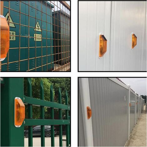 CCYKXA Solar Warning Flash Light - Super Bright Beacon Lamp, Waterproof ...