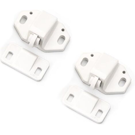 CCYKXA 2 Pcs Plastic Door Latches for Cabinet, Caravan, Cupboard ...