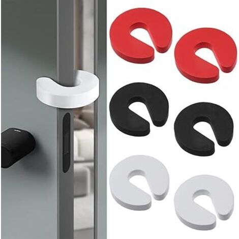 CCYKXA 6 Pieces Safety Door Block Door Stop Foam Door Stopper Shock ...