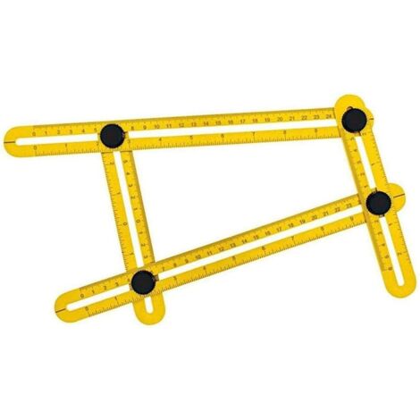 CCYKXA ABS Template Tool Measures All Angles and Shapes Multi-Angle ...
