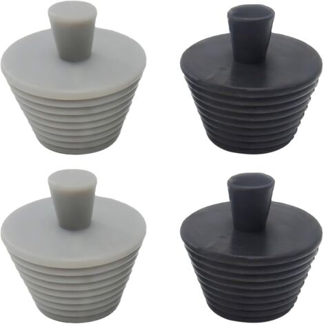 CCYKXA Universal Drain Plugs 4 Pieces Rubber Sink Plug Universal ...