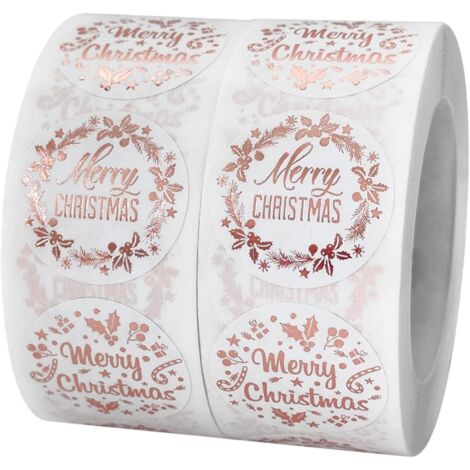 CCYKXA Christmas Stickers, 500 Pieces, Christmas Labels, Christmas ...