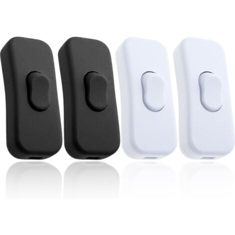 CCYKXA Double Pole Switch, 4 pcs, Inline Switch Replacement, Bedside ...