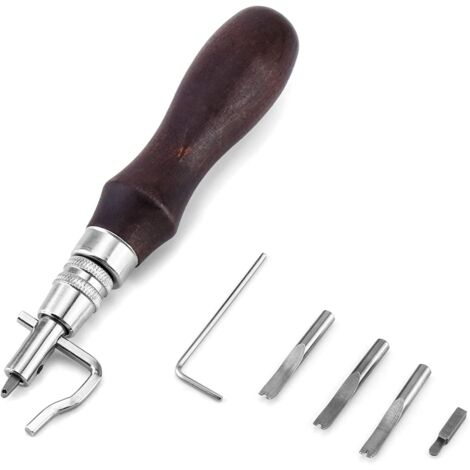 CCYKXA 7-in-1 Adjustable Grooving and Sewing Tools for Leatherworking ...