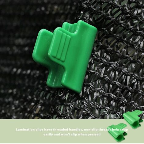 CCYKXA Pack of 40 clips for garden greenhouses, clips for garden shade ...