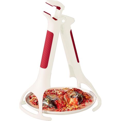 CCYKXA Anti-scalding bowl tongs Anti-scalding kitchen tong holder for ...