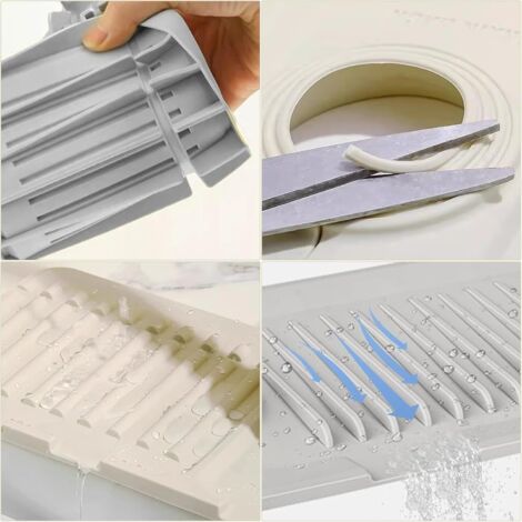 CCYKXA 2-Piece Absorbent Faucet Surround, Kitchen Sink Mat, Silicone ...