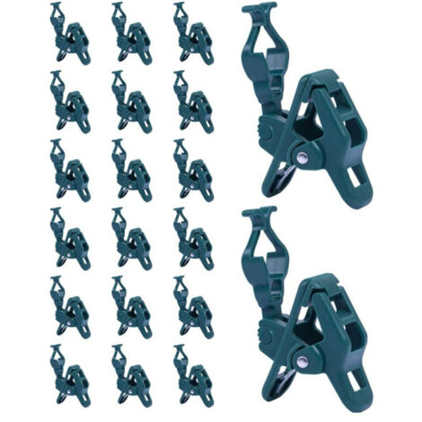 CCYKXA Pack of 20 Universal Spring Clips for Outdoor Lighting for ...
