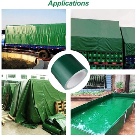 CCYKXA 1 pc Waterproof Adhesive Tarp Repair Tape, 8cm x 5m Awning ...