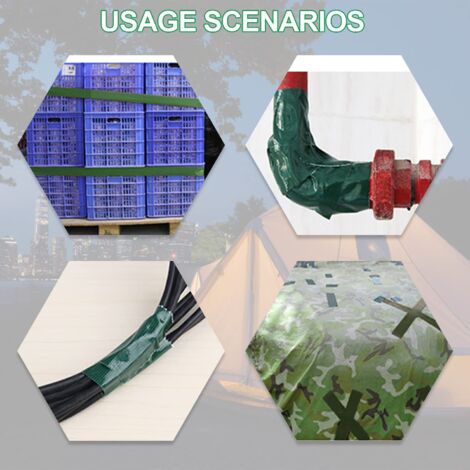 CCYKXA 1 pc Waterproof Adhesive Tarp Repair Tape, 8cm x 5m Awning ...