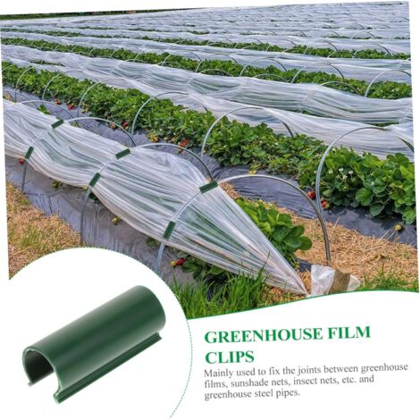 CCYKXA 32-piece Plant Clips Greenhouse Kit Greenhouse Film Clips Garden ...