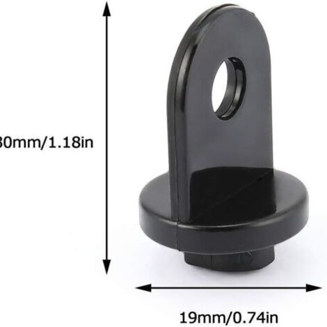 CCYKXA 100 Pcs Sliding Plastic Clips for Plastic Film, Black Hanging ...