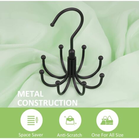 CCYKXA Rotating Metal Belt Rack for Closet, Space-Saving, Belt Storage ...