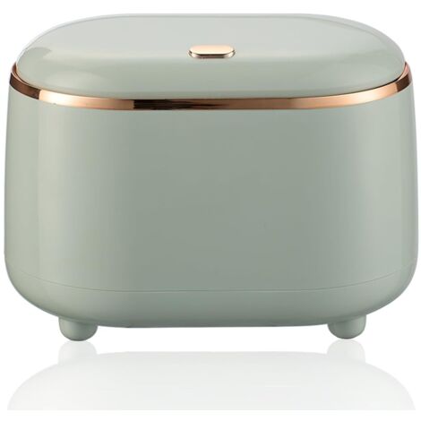 CCYKXA Small tabletop bin with lid - 2L - Mini tabletop bin for bedroom ...