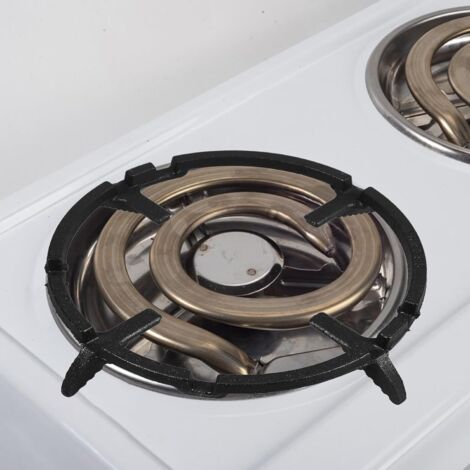 CCYKXA Heavy-Duty Cast Iron Wok Support with Non-Slip Design, 4 Prongs ...