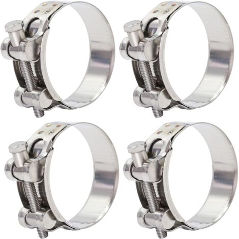 CCYKXA Hose clamps, pack of 6, clamping range 40-43mm, stainless steel ...