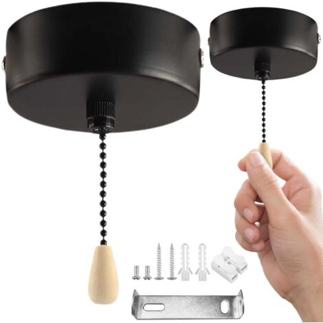 CCYKXA 150cm Pull Chain Switch - Ceiling Pull Chain Switch, Vintage ...