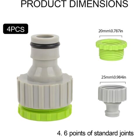CCYKXA PCS Universal Tap Connectors, 1/2" & 3/4" Female Threaded, 2-in ...