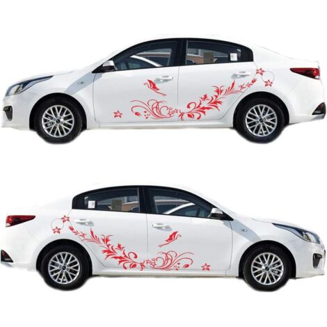CCYKXA Car sticker, rattan flower design, for the side of the body and ...