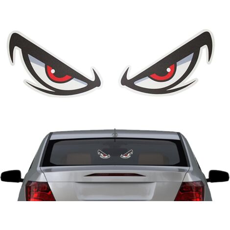 CCYKXA Reflective Car Stickers - Stereo Eye Stickers - Fun - for Car ...