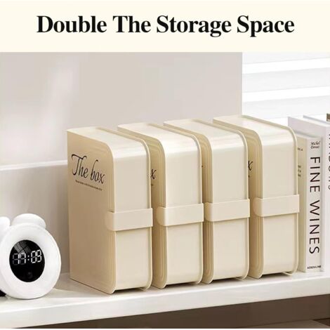 CCYKXA Cable Management Box with Wire Ties and Lid, Electronic ...