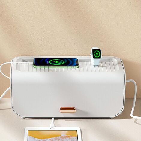 CCYKXA Cable Management Box, Desktop Cable Organizer for Power Strips ...