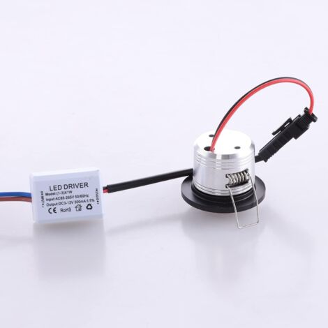 CCYKXA Recessed Spotlights, Small 3W Mini Ceiling Spotlights, Round Set ...