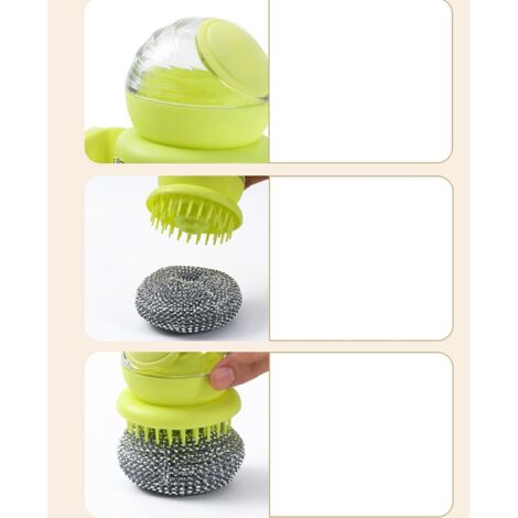 CCYKXA Stainless Steel Dish Scrubber, Multifunctional Dish Brush, Dish ...