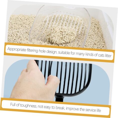 CCYKXA 2-Piece Cat Litter Scoop Set, Portable Plastic Litter Trays ...