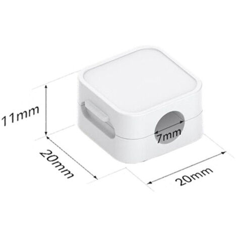 CCYKXA Set of 6 Magnetic Cable Holders [Strong Adhesive] - Charging ...