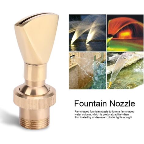 CCYKXA Brass Blower-Shaped Fountain Nozzle Spray Head for Garden ...