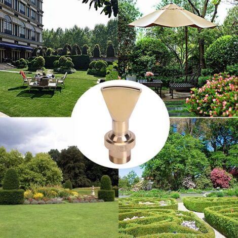 CCYKXA Brass Blower-Shaped Fountain Nozzle Spray Head for Garden ...