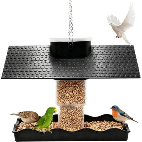 CCYKXA Hanging bird feeder, foldable, weatherproof, reliable for birds ...