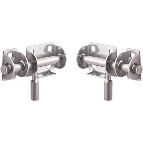 CCYKXA 2Pcs Security Door Latches Stainless Steel Door Lock Latch Small ...